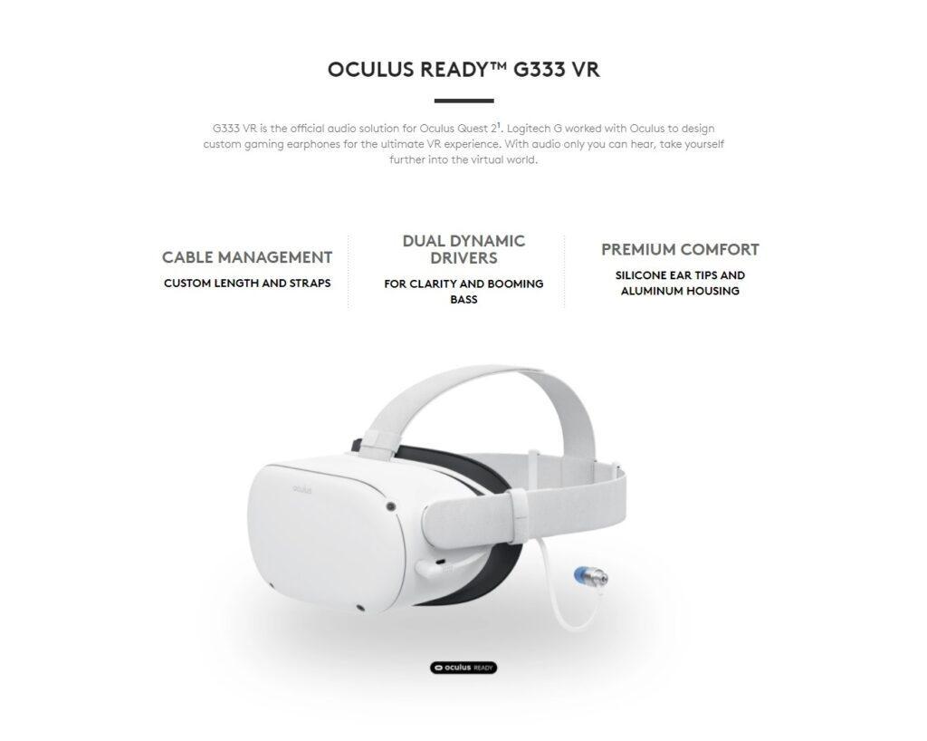 Logitech G333 VR IEM • AudioAI